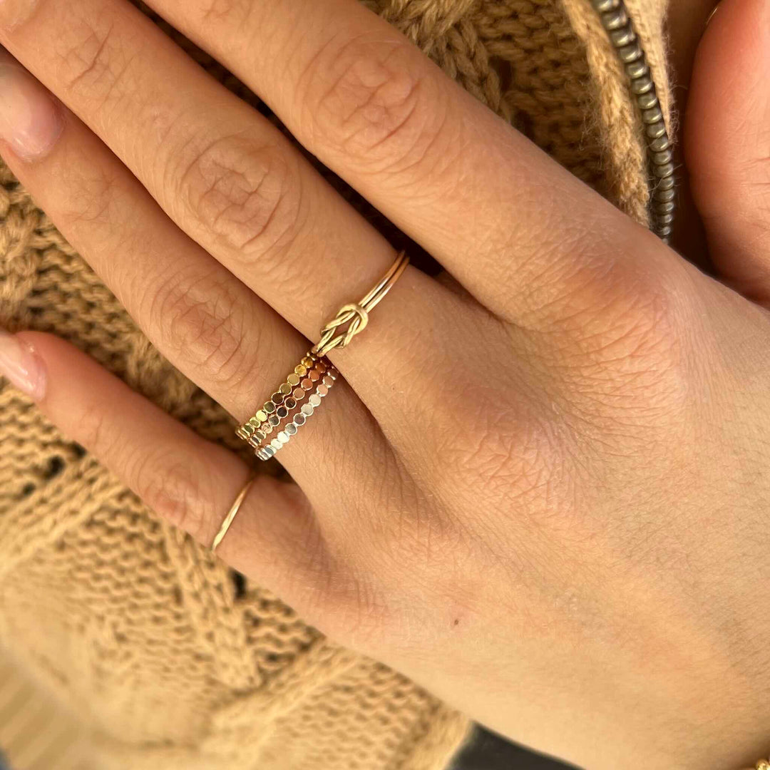 Tri-Color Ring Set – Hayden B. Jewelry