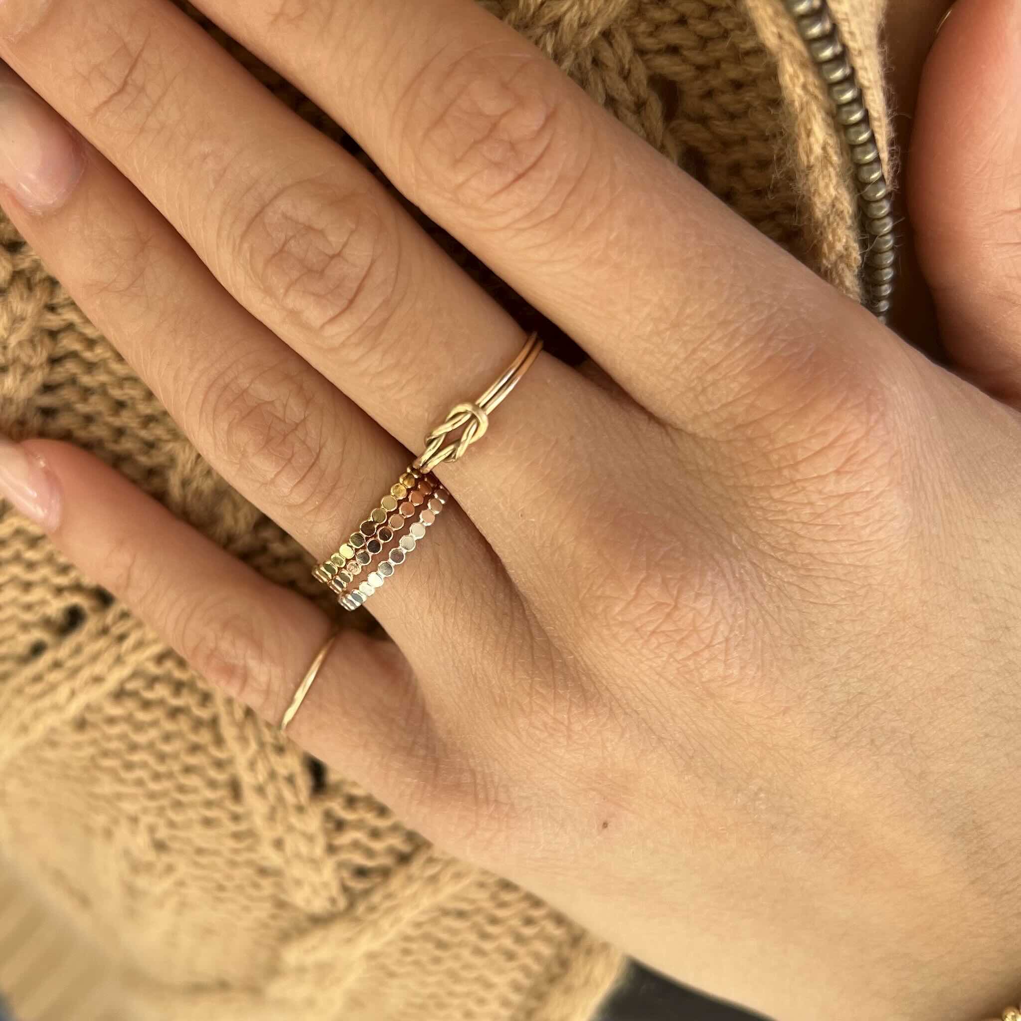 Tri-Color Ring Set – Hayden B. Jewelry