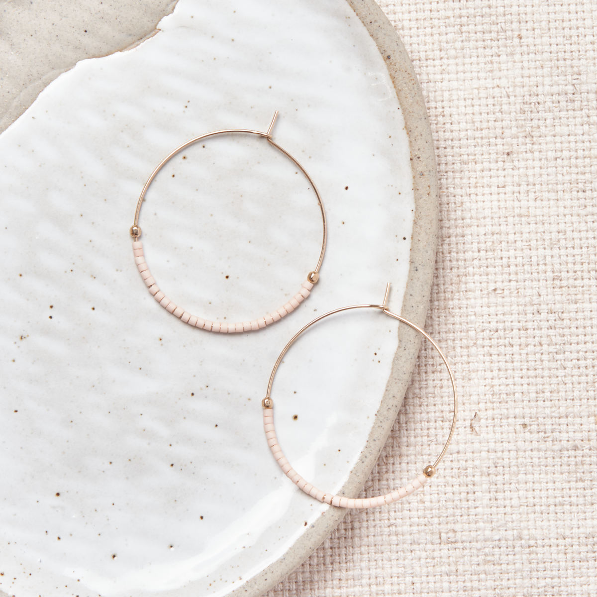 Half Moon Hoops - 14k Gold Filled – Hayden B. Jewelry