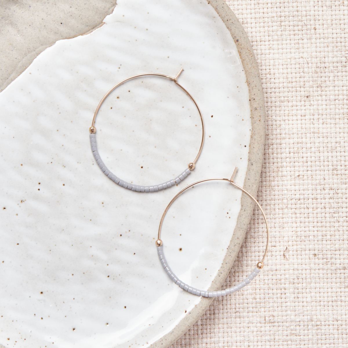 Half Moon Hoops - 14k Gold Filled – Hayden B. Jewelry