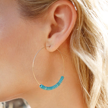 Rustic Hoops – Hayden B. Jewelry