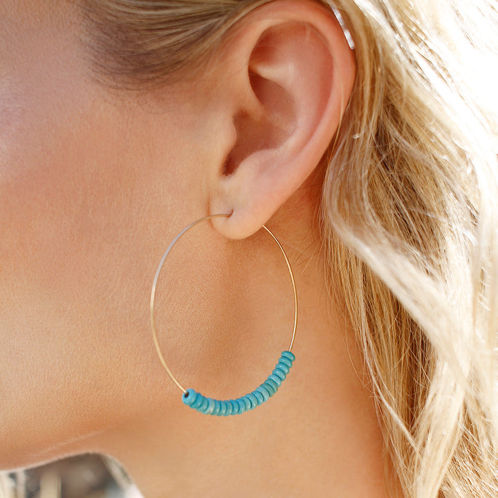 Rustic Hoops – Hayden B. Jewelry