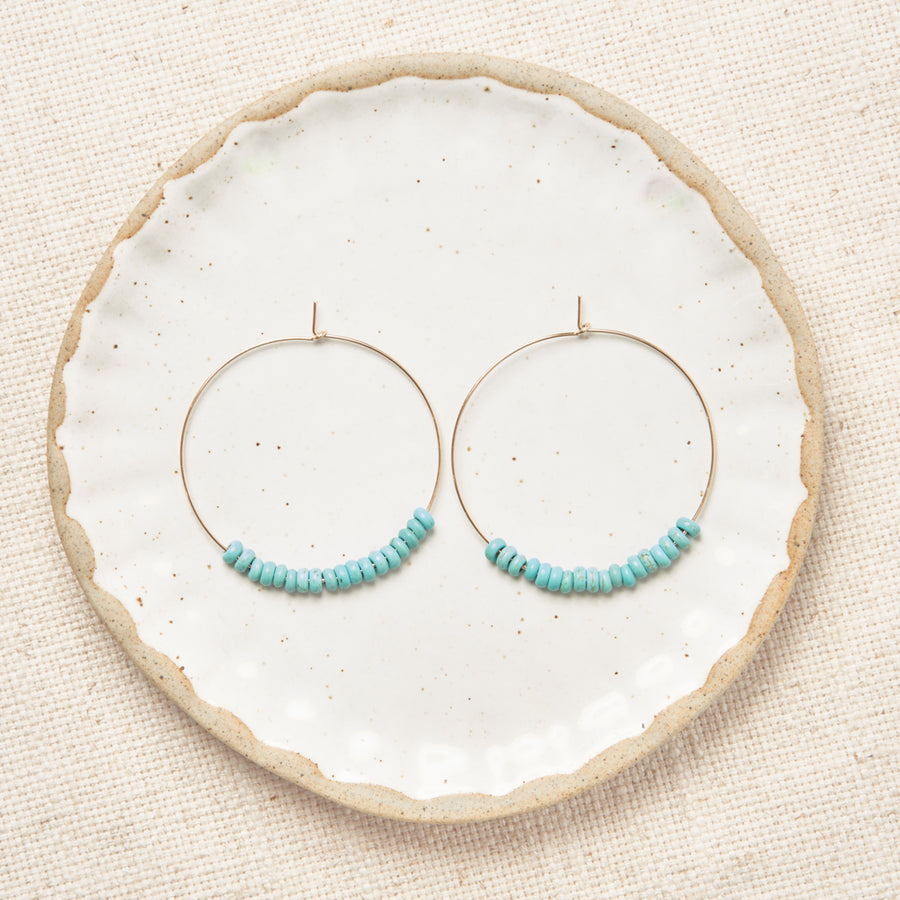 Rustic Hoops – Hayden B. Jewelry