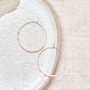 Half Moon Hoops - Sterling Silver – Hayden B. Jewelry